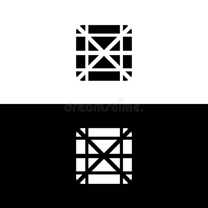 Rectangle Vector Logo Template Icon Stock Vector - Illustration of ...