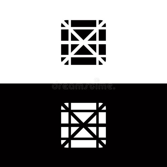 Rectangle Vector Logo Template Icon Stock Vector - Illustration of ...
