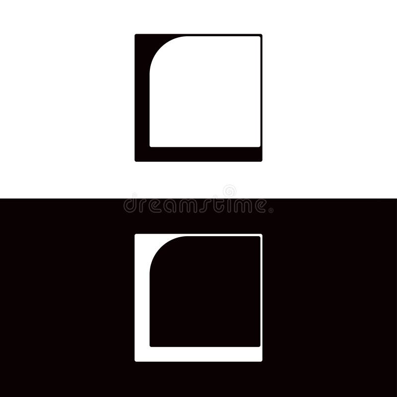 Rectangle Vector Logo Template Illustration Stock Vector - Illustration ...