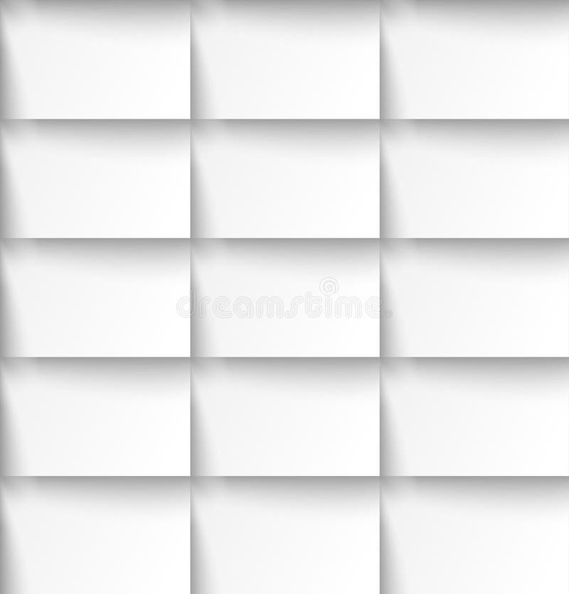 Geometric Rectangles Background With Drop Shadows Stock Vector ...