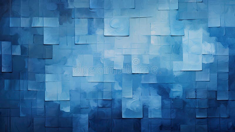 Rectangles Geometric Blue Texture Stock Illustration - Illustration of ...