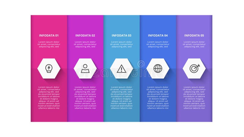 Rectangles Infographic with 10 Steps, Options, Parts or Processes ...