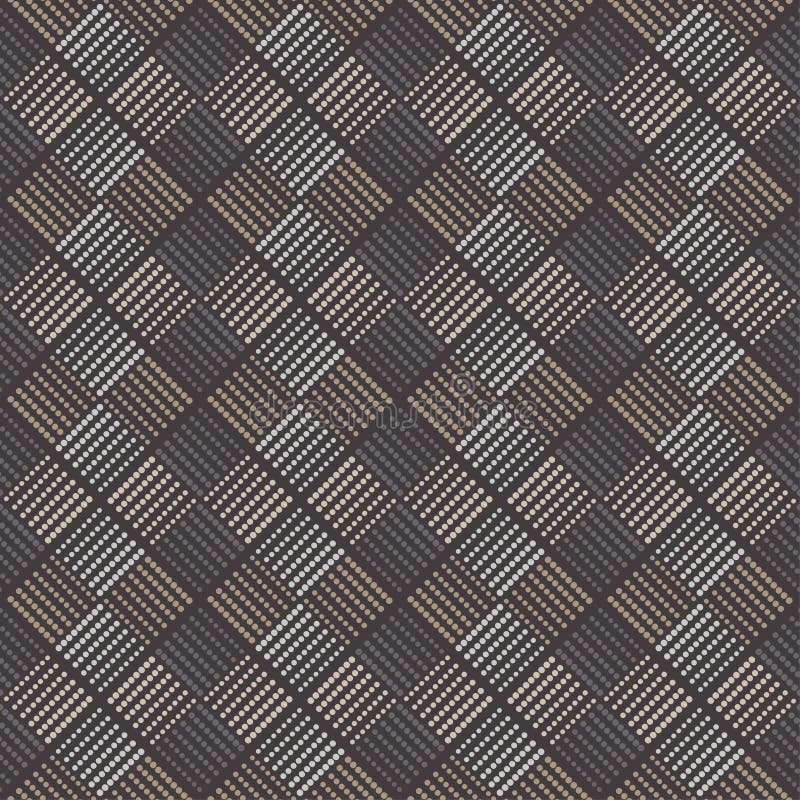 Rectangles of Points. Trendy Seamless Pattern Designs. Vector Geometric ...