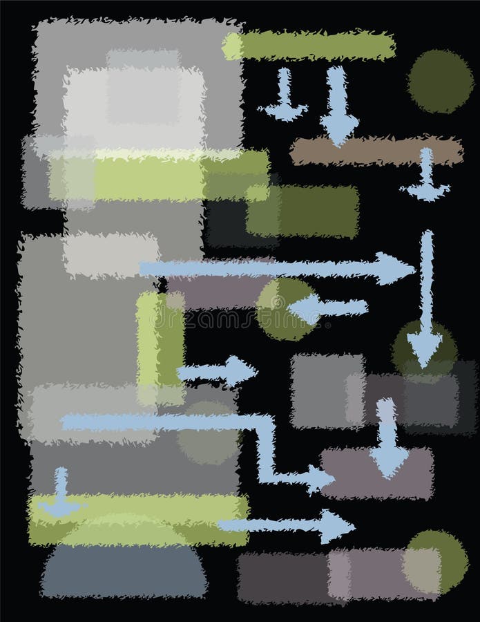 Rectangles, Shapes and Arrows Stock Vector - Illustration of banner ...