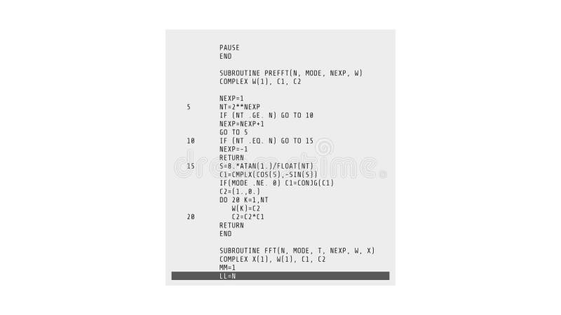 Rectangular Animated Block with Scrolling Abstract Code. Stock Video ...