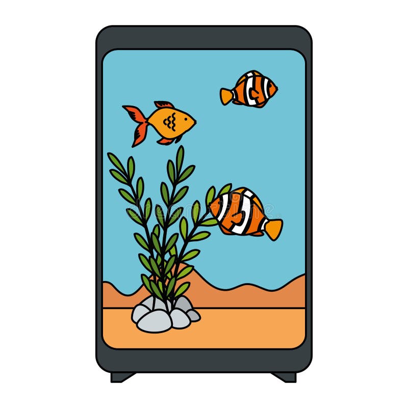Rectangular Fish Tank Clip Art