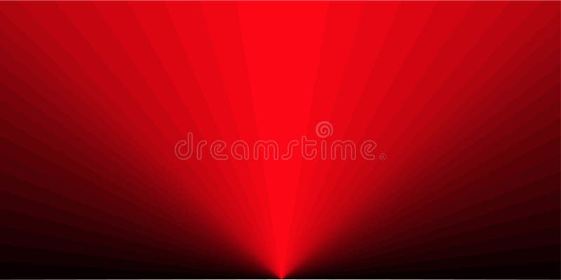 Rectangular Background in the Form of Red Rays Stock Vector ...