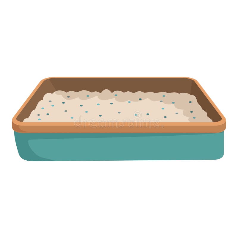 Rectangular Baking Dish with Dough Rising Stock Vector - Illustration ...