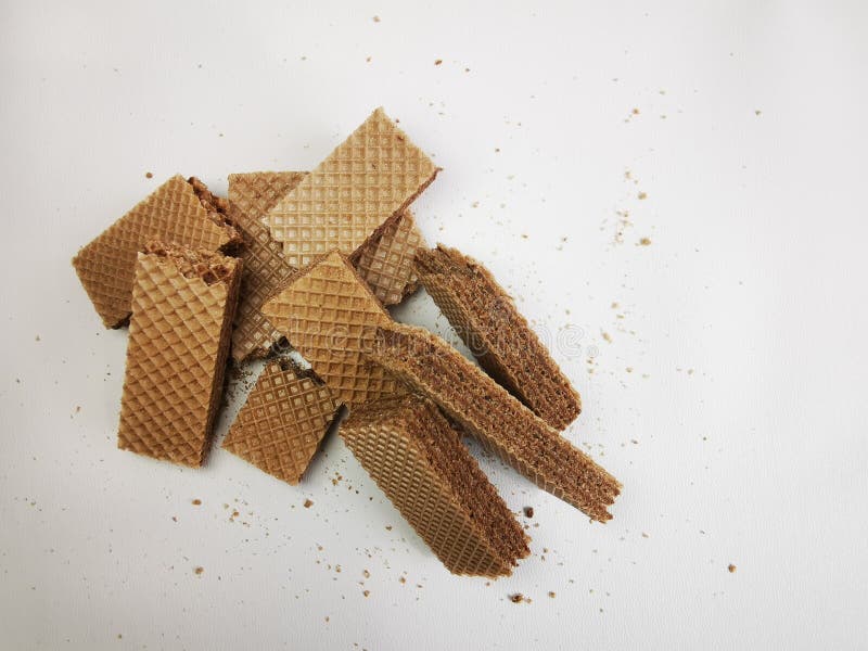 Rectangular Black Chocolate Wafer Snack Stock Photo - Image of ...