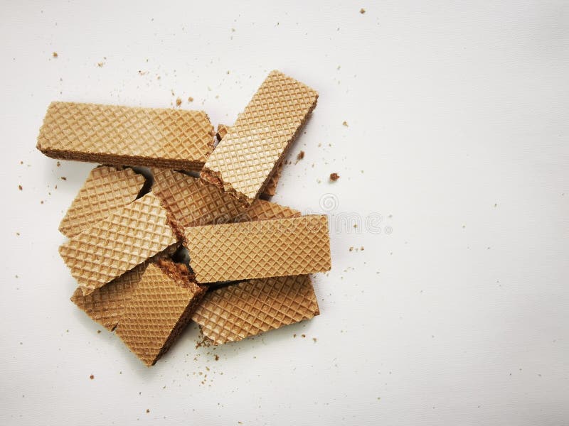 Rectangular Black Chocolate Wafer Snack Stock Image - Image of ...