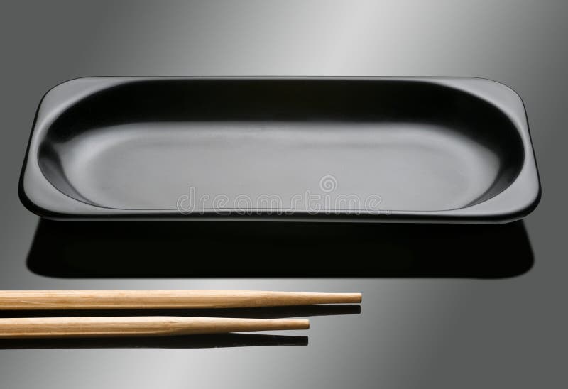 Rectangular black dish stock photo. Image of food, shape - 8710706