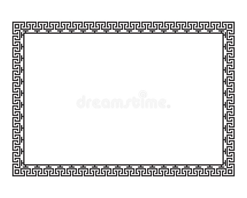 Rectangular black frame stock vector. Illustration of rectangular ...