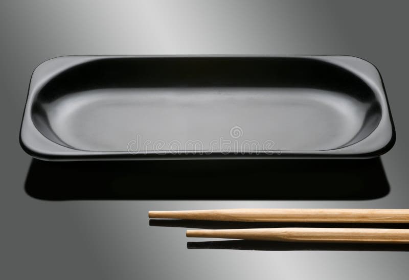 Rectangular black dish stock photo. Image of food, shape - 8710706