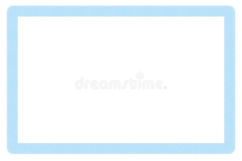 Rectangular Blue Banner Frames, Borders, Painted on Transparent ...