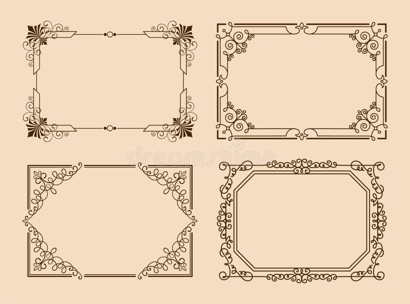 Vintage Rectangle Border