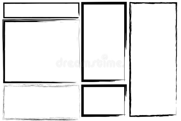 Distressed Square Outline Stock Illustrations – 306 Distressed Square ...