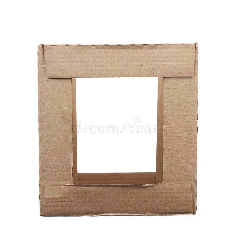 Rectangular Box of Brown Cardboard, Box for Transporting Bottles Stock ...