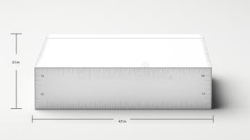 Rectangular box template stock illustration. Illustration of schematic ...