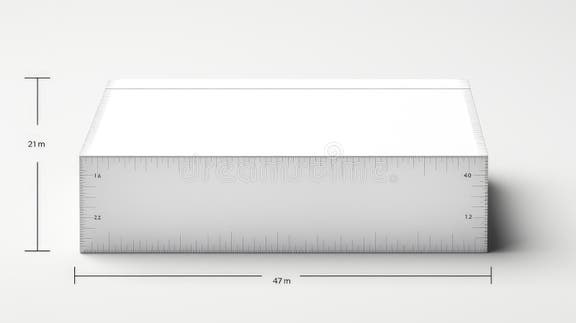 Rectangular box template stock illustration. Illustration of schematic ...