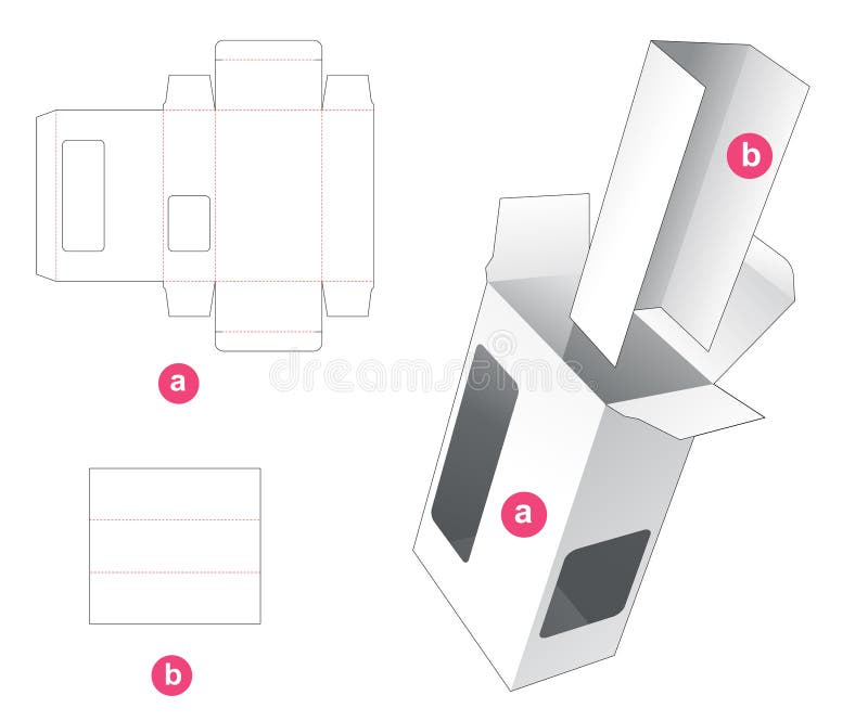 Die Cut Rectangular Box Stock Illustrations – 4,150 Die Cut Rectangular ...