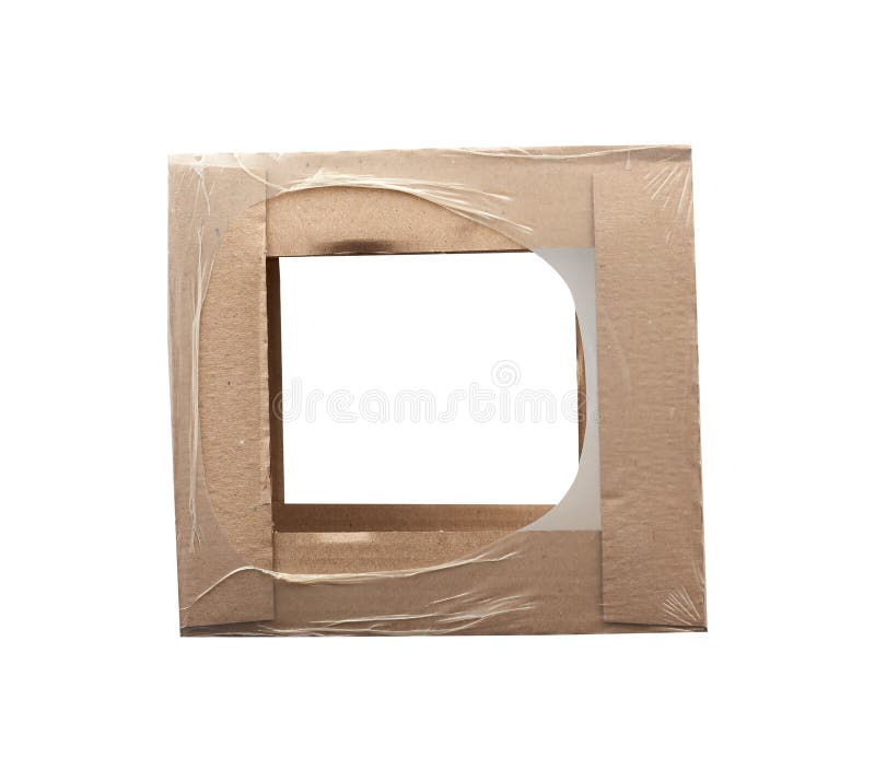 Rectangular Box Wrapped in Transparent Polyethylene, Box for ...