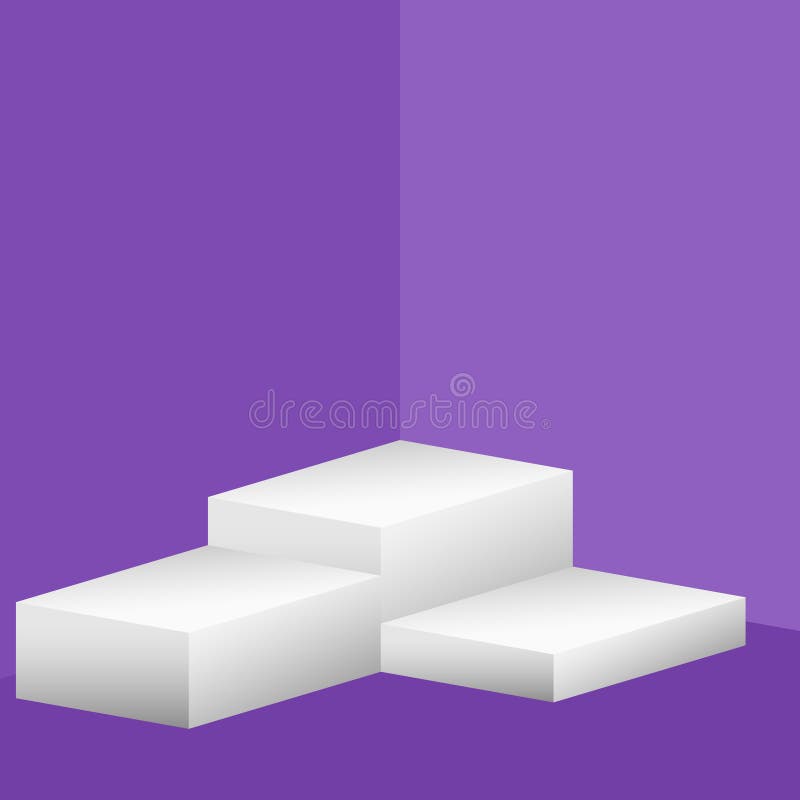 Rectangular Boxes for Demonstration Stock Vector - Illustration of ...