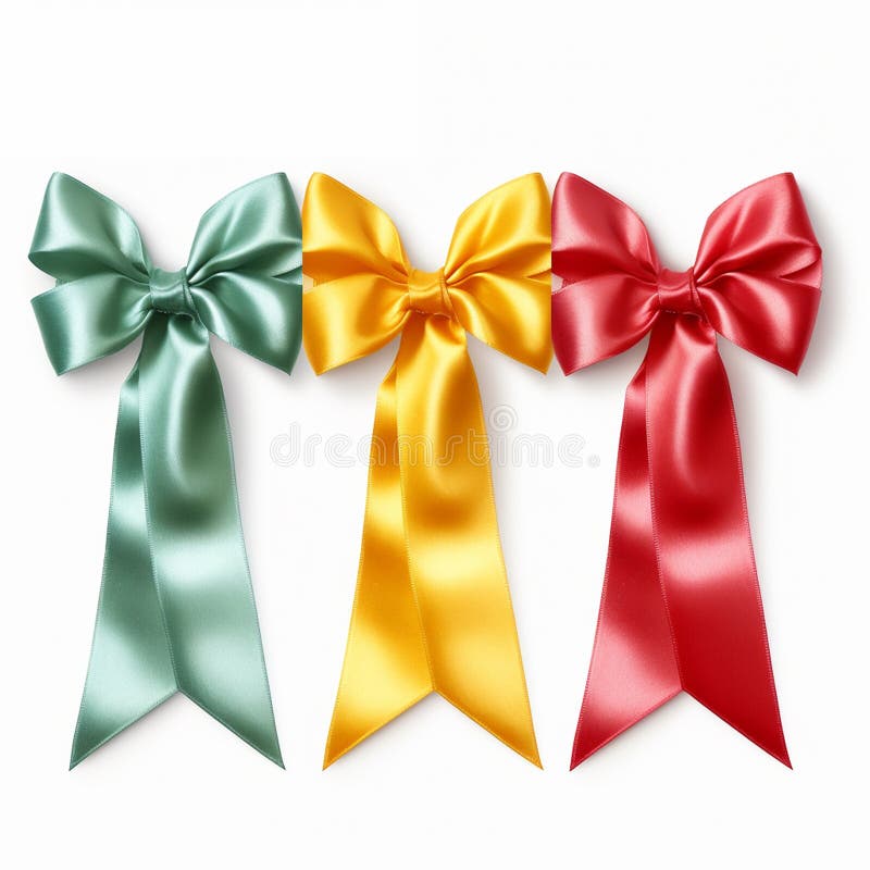 Rectangular Breast Cancer Awareness Ribbon on White Background Stock ...