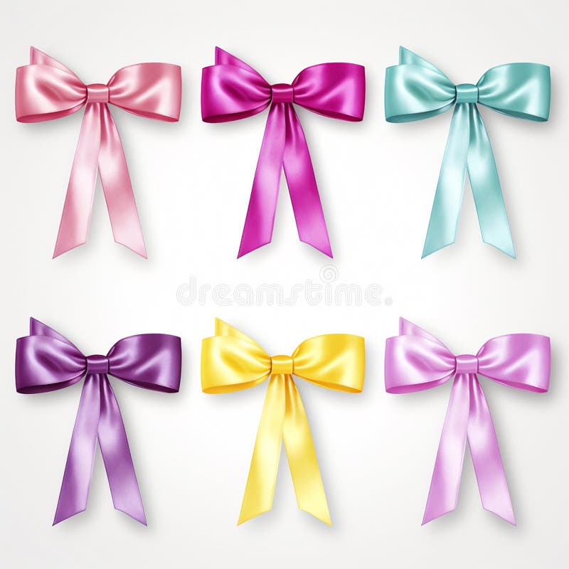 Rectangular Breast Cancer Awareness Ribbon on White Background Stock ...