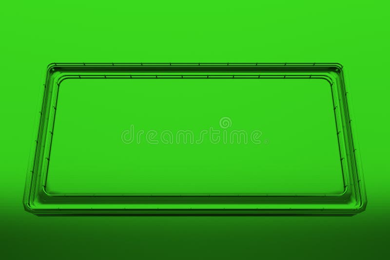 Rectangular Brushed Metal Plate with Corner from Tubes Stock ...