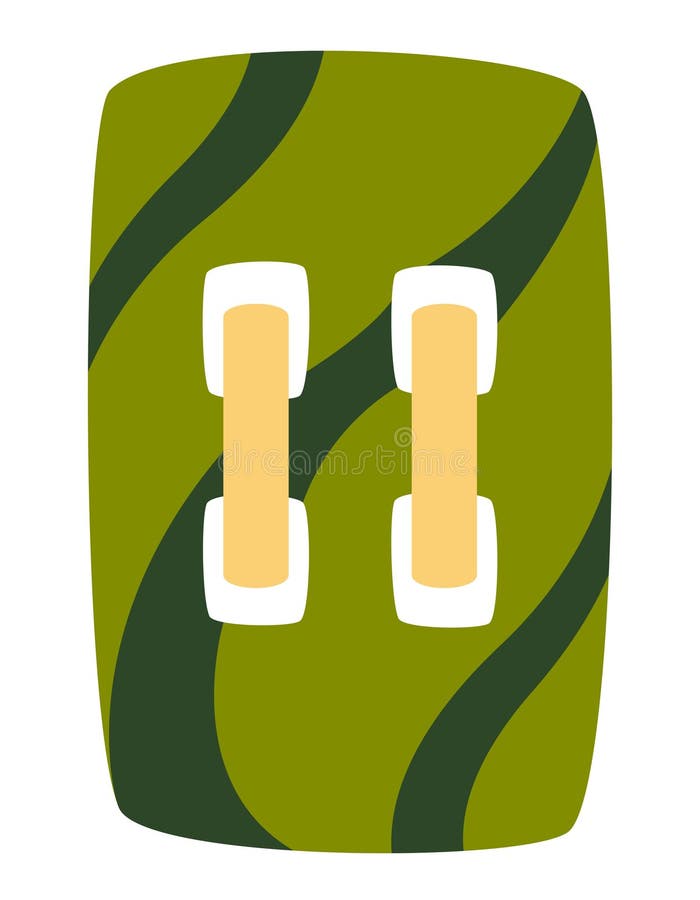 Rectangular Button in Flat Style. Stock Vector - Illustration of flat ...