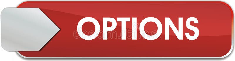 Rectangular Button Written Options on Stock Vector - Illustration of ...