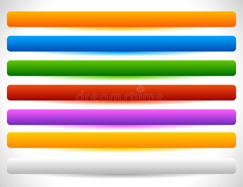 Rectangular web buttons stock illustration. Illustration of blue - 8941901