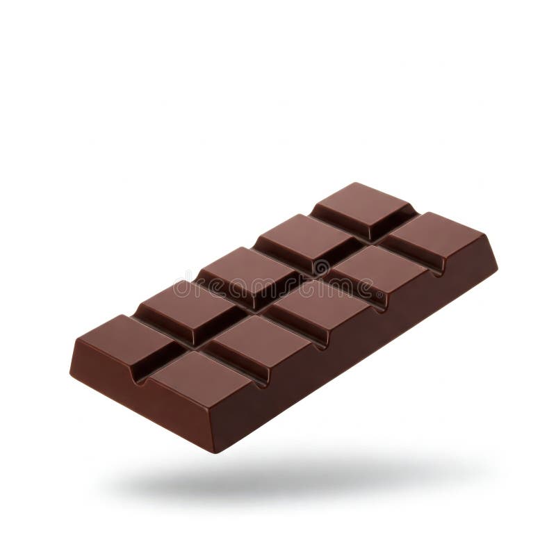 Rectangular chocolate bar stock image. Illustration of brown - 380534023