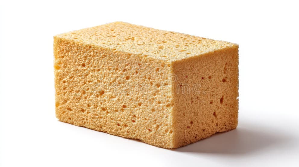 Rectangular Cleaning Sponge Stock Illustration - Illustration of ...