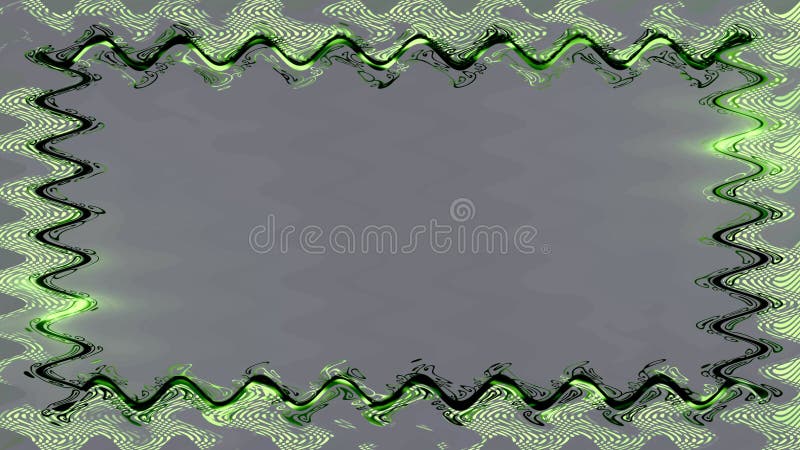 Rectangular Closed Wavy Decorated with Neon Dots, Glowing Black, Square ...