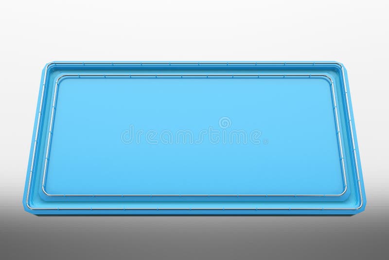 Rectangular Colored Plate Texture with Rivets Stock Illustration ...