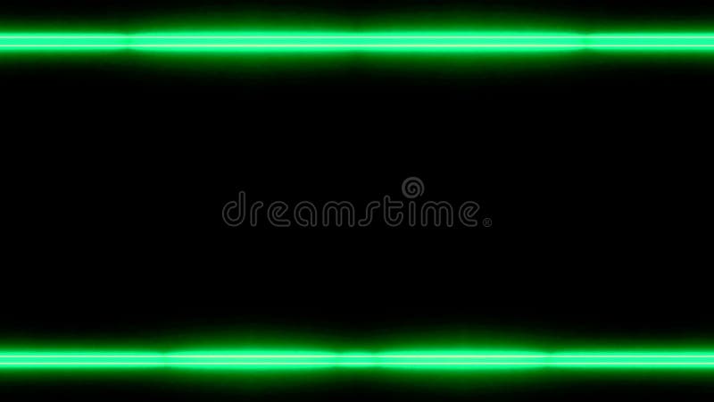 Rectangular Colorful Neon Glowing Green Frame Square Horizontal Frame ...