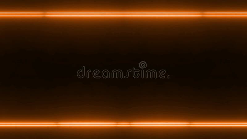 Rectangular Colorful Neon Glowing Orange Fiery Square Frame Horizontal ...