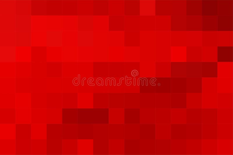 Red Pixel Background, Gradient Abstract Tile Background. Stock ...