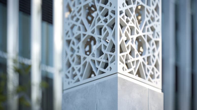 A Rectangular Column with Sharp Edges and Clean Lines Showcasing ...