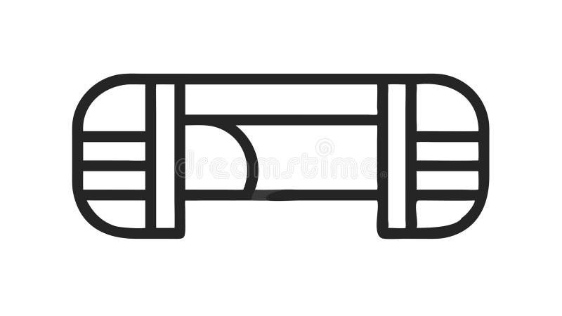 Rectangular Connector or Port Vector Icon Illustration, Vector Design ...