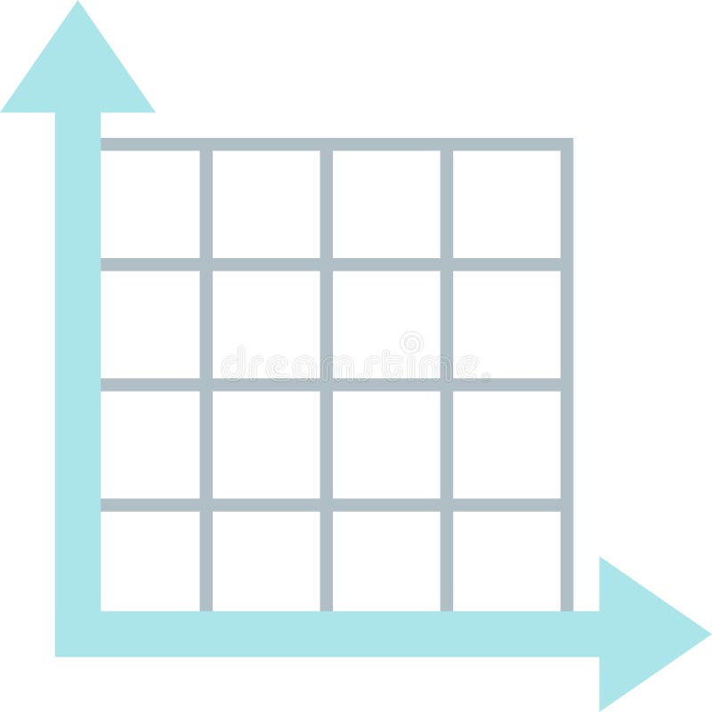 Rectangular Coordinate Systems and Graphs. Flat Vector Illustration ...