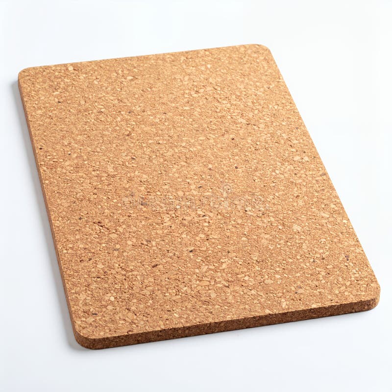 Rectangular Cork Board Surface Providing Textural Contrast, Versatile ...