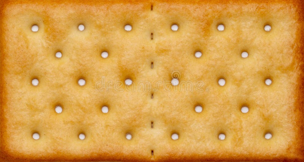 Rectangular Cracker Close-up. Cracker Background Stock Image - Image of ...