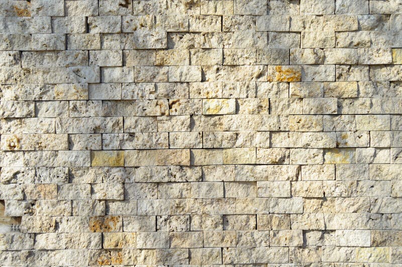 Cutting Beige Marble Wall Rectangular, Seamless Lined Up Stock Image ...