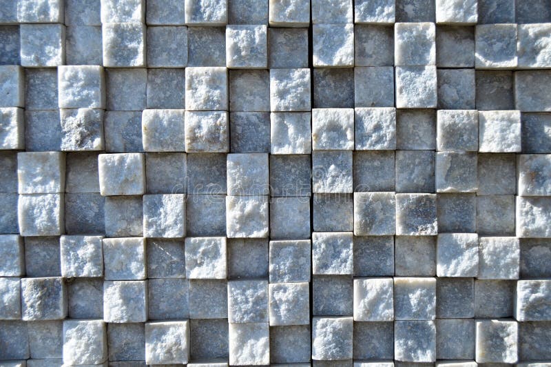 Cutting Blue Marble Wall Rectangular, Seamless Lined Up Stock Photo ...