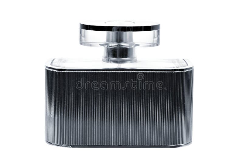 Red Rectangular Perfume With Black Lid Isolated Stock Photo - Image of ...