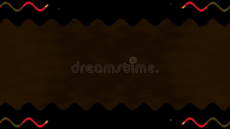 Rectangular with Dashed Lines, Wavy, Neon, Glowing Red Square Frame ...