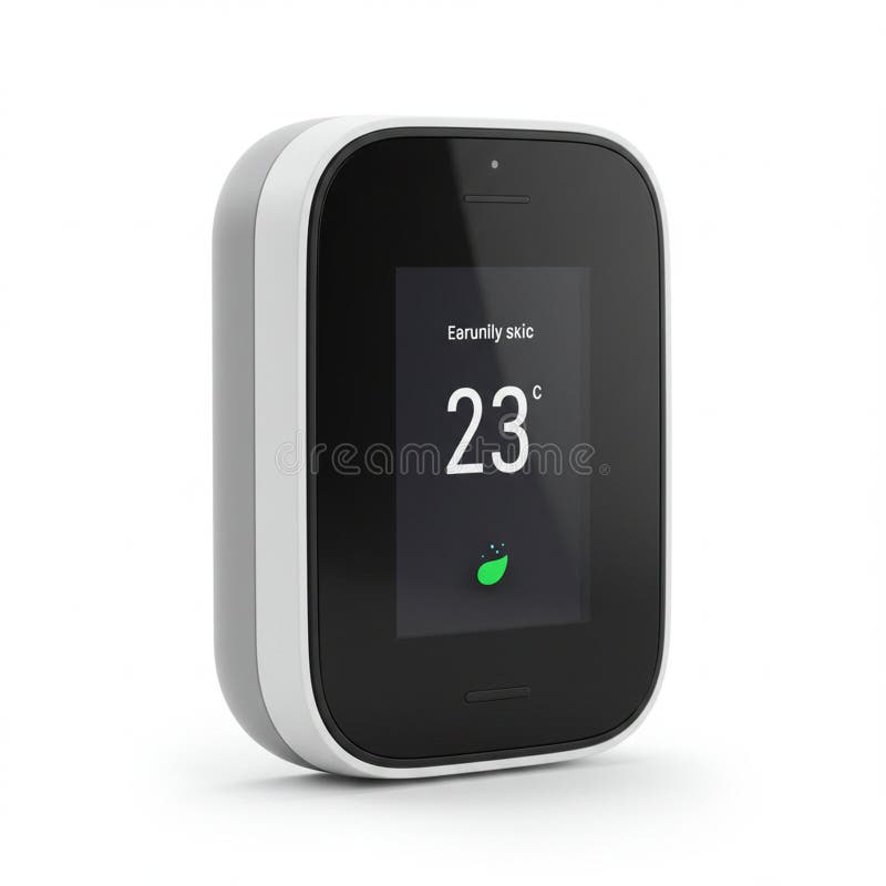 Rectangular Digital Device with a Rounded Edge and a Glossy Black ...