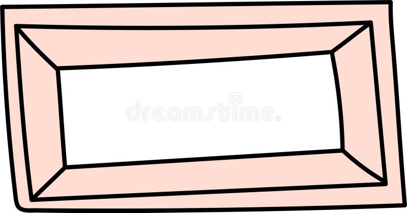 Rectangular Doodle Frame stock vector. Illustration of style - 370097605